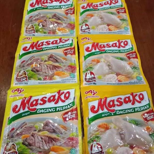 Jual Masako Ayam / Masako Sapi Sachet 1 Pak ( 12bks x 6 Lembar ...