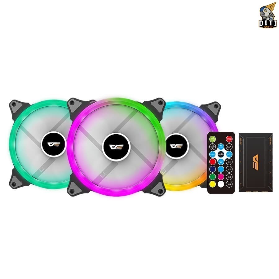 Jual Aigo DarkFlash CS140 RGB 3in1 140mm Fan - 5v 3pin Aura Sync | Shopee Indonesia