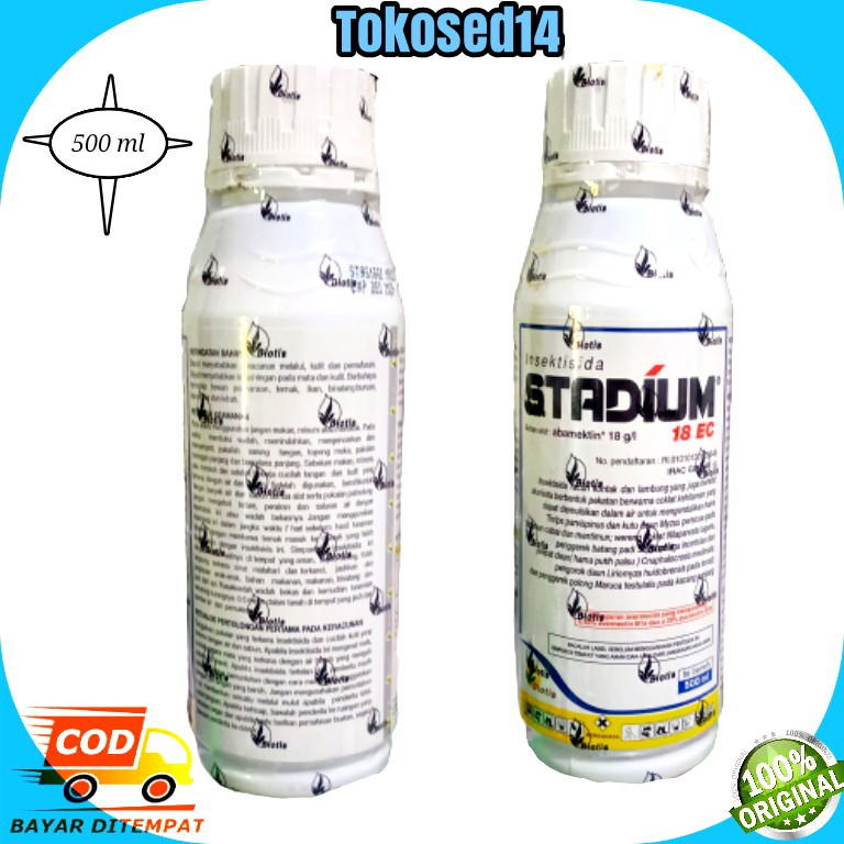 Jual Stadium 500 ml insektisida hama sundep kaper serta wereng | Shopee ...
