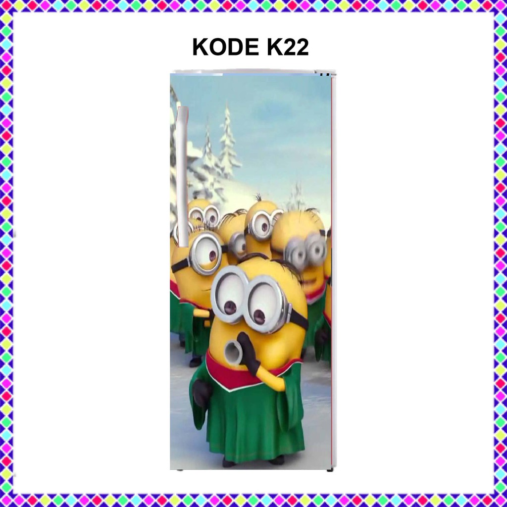 Jual Stiker Kulkas 1 Pintu Motif Minion | Shopee Indonesia