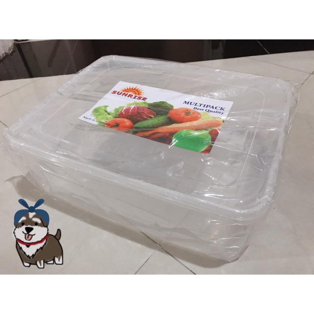Jual Kotak Plastik Bening Multipack Jumbo - 7.500 ml | Shopee Indonesia