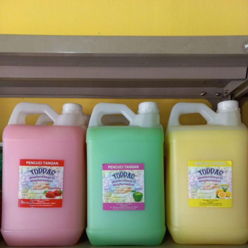 Jual TOPPAS Sabun Cuci Tangan 5 Liter | Shopee Indonesia