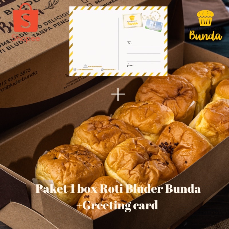 Jual Paket Roti Bluder Bunda + Kartu Ucapan | Shopee Indonesia