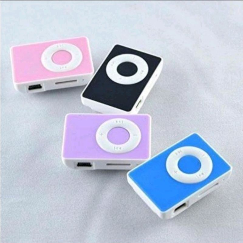 Jual Mp3 Player Mini Jepit Alat Pemutar Musik Portabel Pakai Baterai