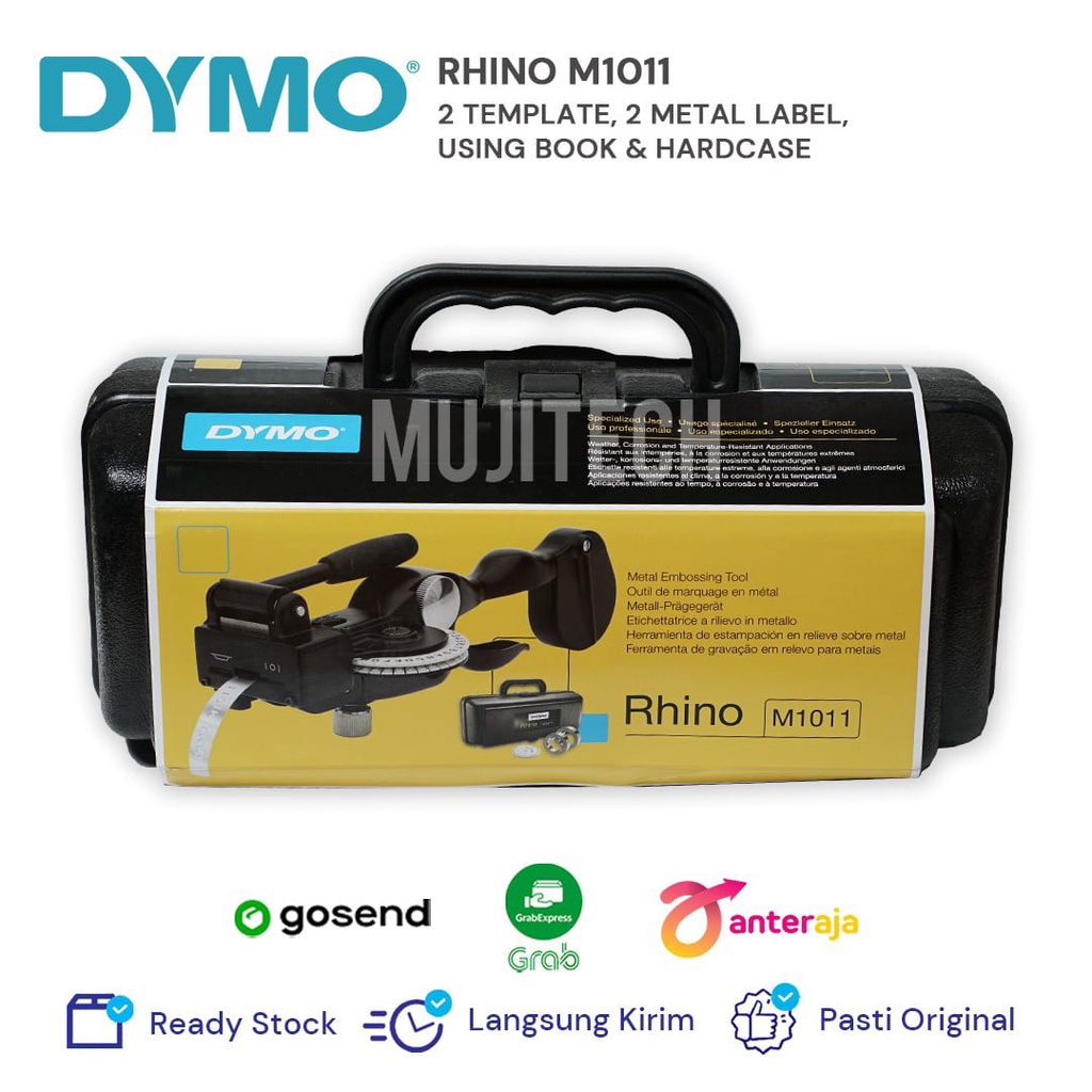 Jual DYMO RHINO M1011 Manual Metal Tape Embosser | Shopee Indonesia