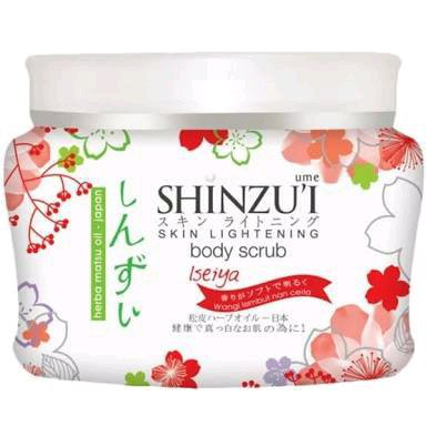Jual SHINZU'I SKIN LIGHTENING BODY SCRUB 200g ORIGINAL | Shopee Indonesia