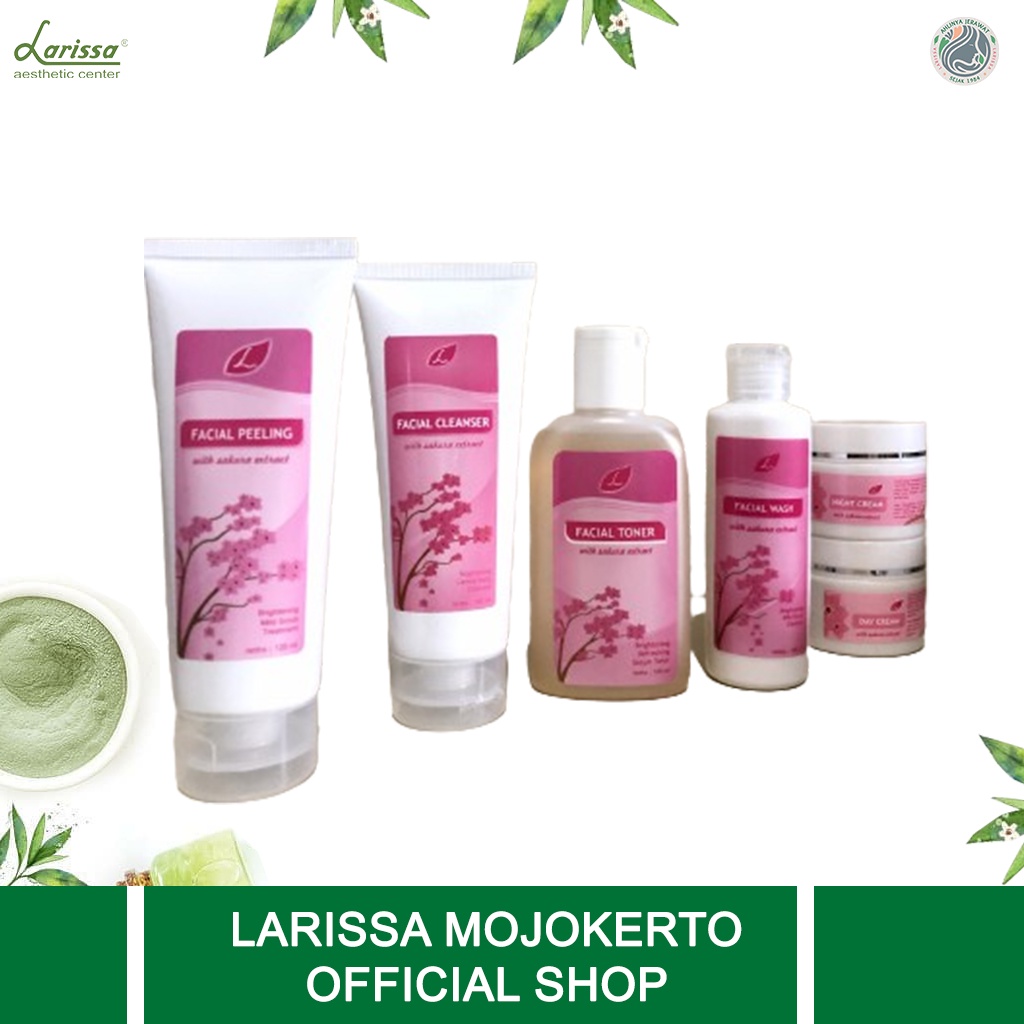 Jual PAKET SAKURA BRIGHTENING SERIES LARISSA | Shopee Indonesia