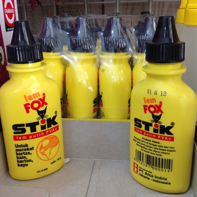 Jual Lem Stik Fox Lem Putih PVAc | Shopee Indonesia
