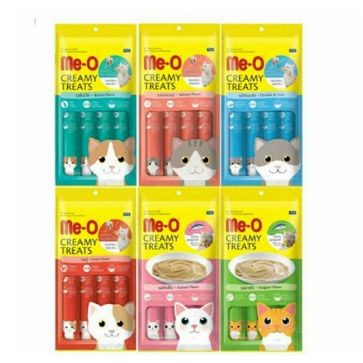 Jual MeO Creamy Treats Snack Makanan Kucing ( 1 BOX isi 12 ) | Shopee ...