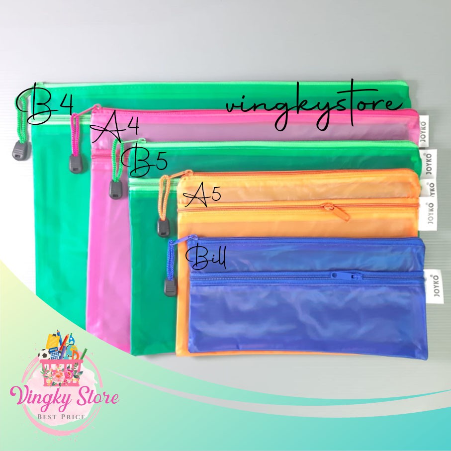 Jual Map Sleting / Zipper Bag Joyko DCB-35 | Shopee Indonesia