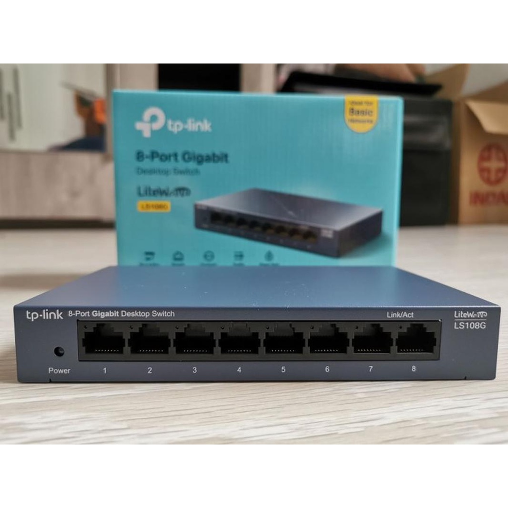 Jual TPLINK LS108G 8-Port 10/ 100/ 1000Mbps Gigabit Desktop Network ...