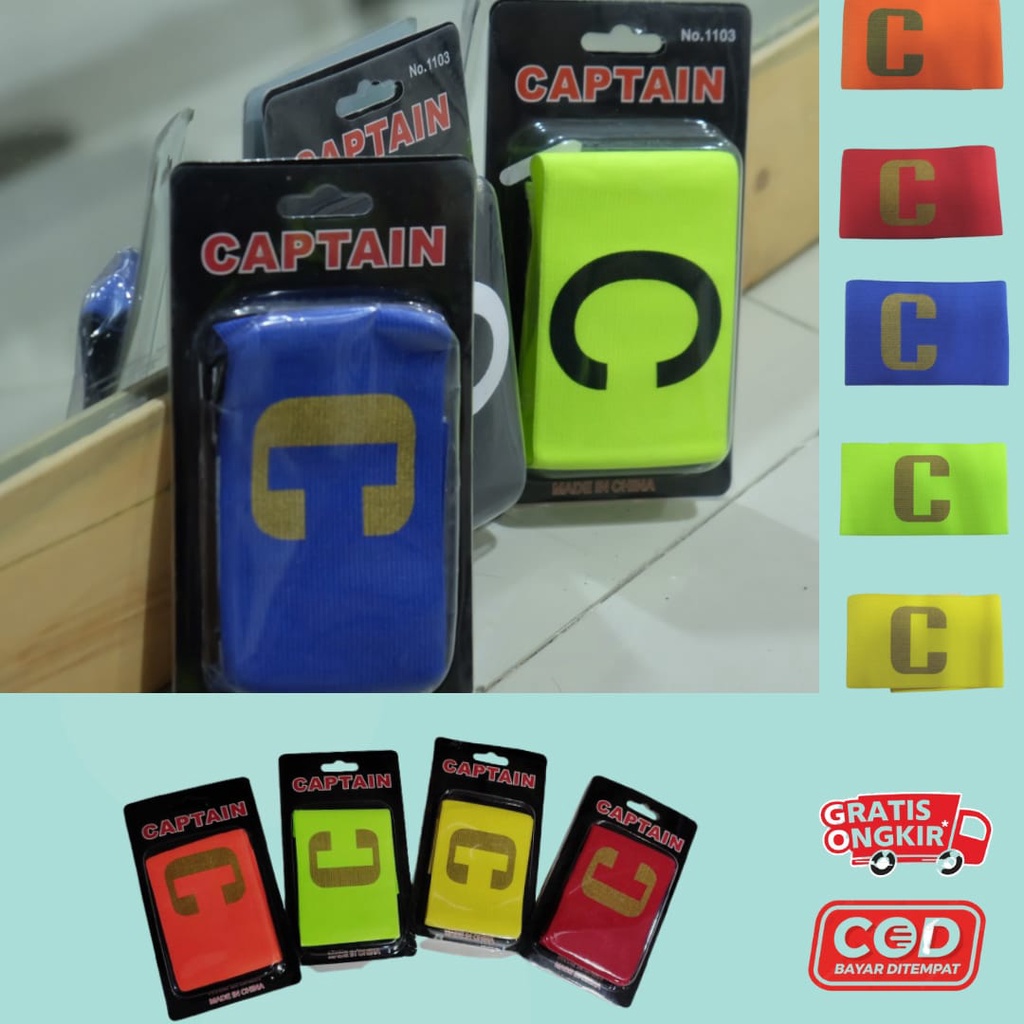 Jual Ban Captain Band Kapten Elastis Tim Lambang Kapten Untuk Olahraga ...