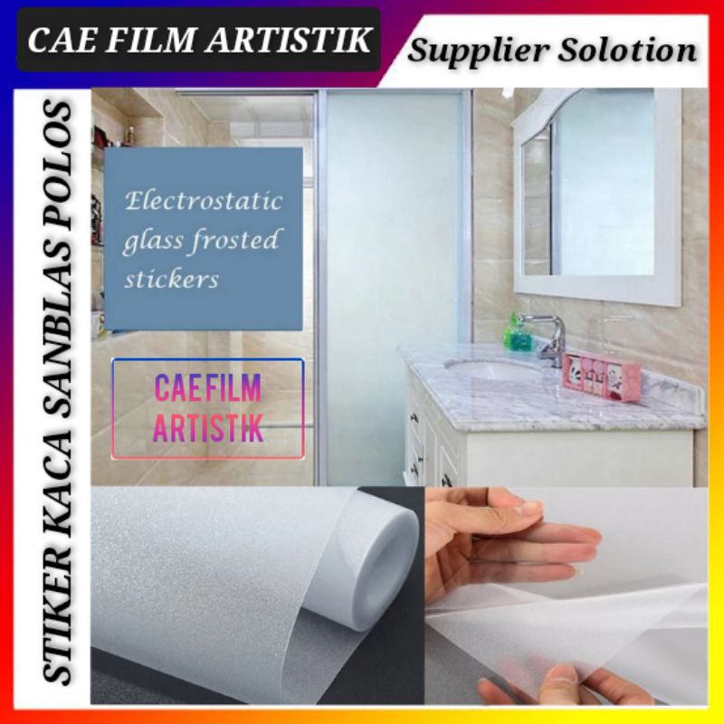 Jual Sticker Kaca Polos Buram Premium Sandblast Taki Stiker Kaca ...
