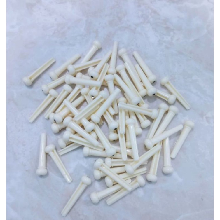 Jual Kenip Gitar Putih import Satu Set (6 pcs) | Shopee Indonesia