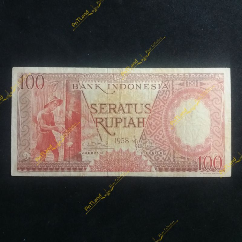 Jual Uang Kuno 100 Rupiah Seri Pekerja Merah Tahun 1964 | Shopee Indonesia