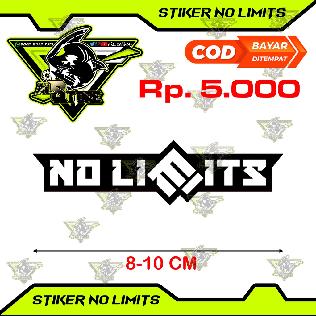 Jual Stiker No Limits | Shopee Indonesia