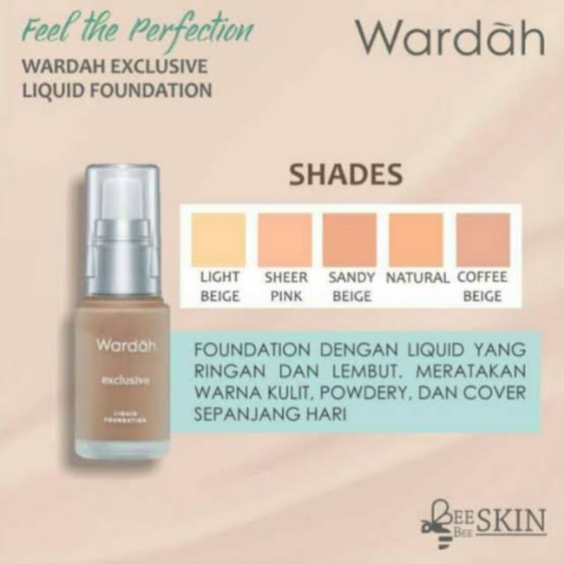 Jual Wardah Exclusive Liquid Foundation 20ml | Shopee Indonesia
