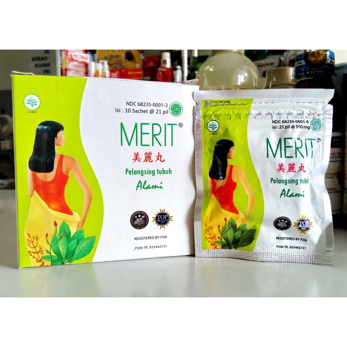 Jual Merit Pil (10x21pil/Box ) & Kemasan Praktis(20x3pil/Box) | Shopee ...