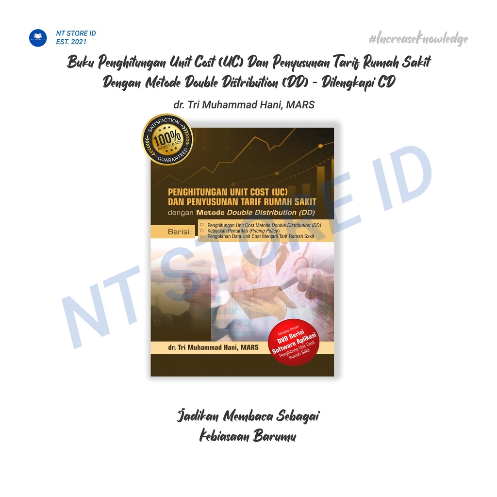 Jual Buku Penghitungan Unit Cost (UC) Dan Penyusunan Tarif Rumah Sakit Dengan Metode Double ...