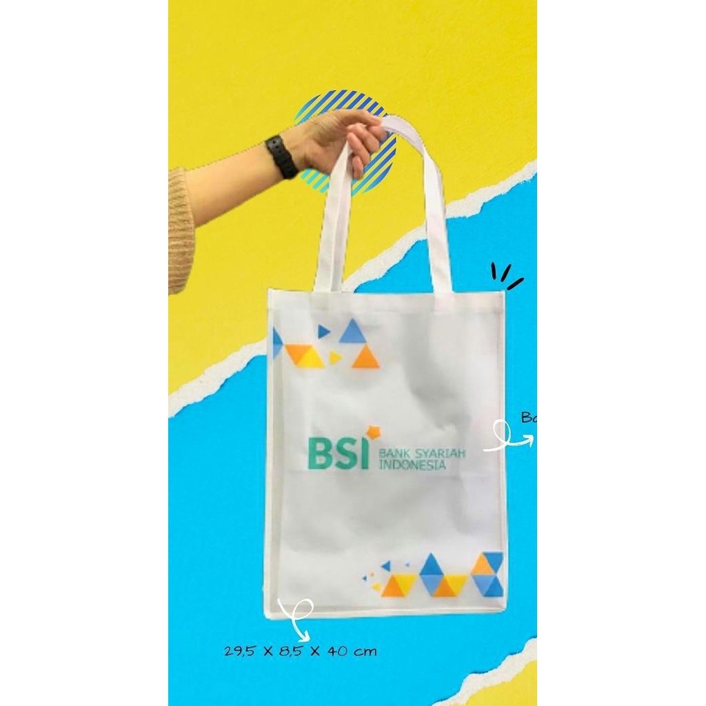 Jual Tas Spundbond BSI Syariah , Tas Spundbond Bank BSI Syariah Tas ...