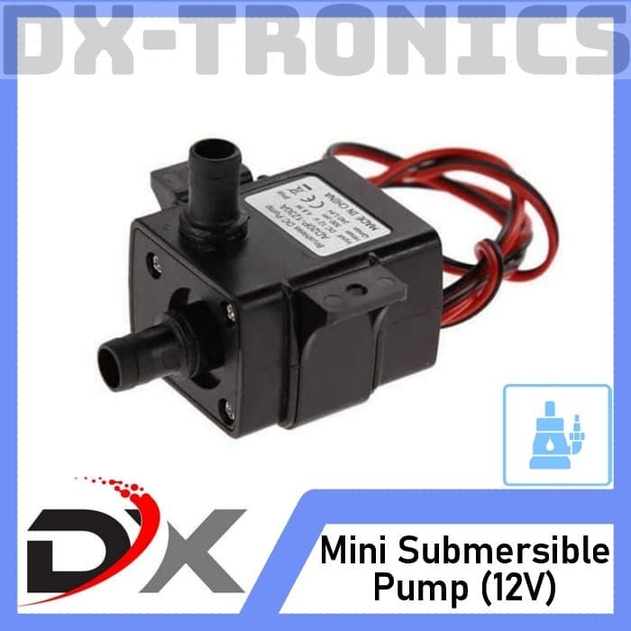 Jual Mini Submersible Water Pump Motor Pompa Air Celup Brushless DC 12V ...