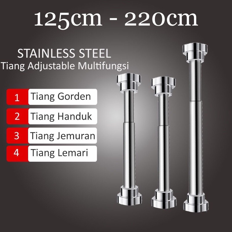 Jual Pipa tiang tongkat fleksibel Stainles / Tiang Hordeng Fleksibel ...