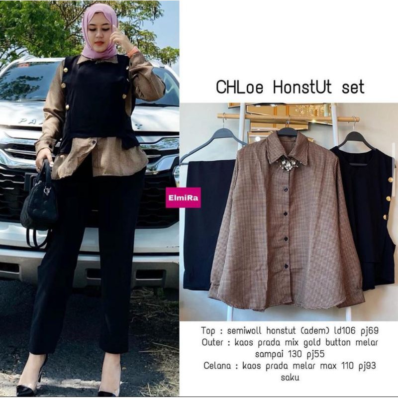 Jual CLOE SET 3IN1 BY ELMIRA | Shopee Indonesia