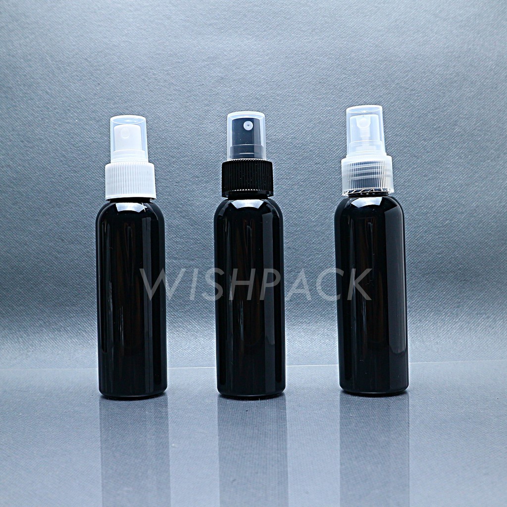 Jual BOTOL SPRAY 100 ML PET HITAM (10 PCS) | Shopee Indonesia