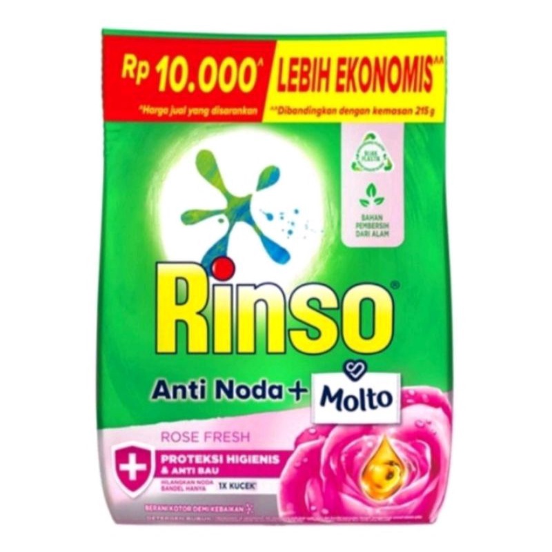 Jual rinso deterjen bubuk Rinso rp 10rb 10000 +packing dus | Shopee ...
