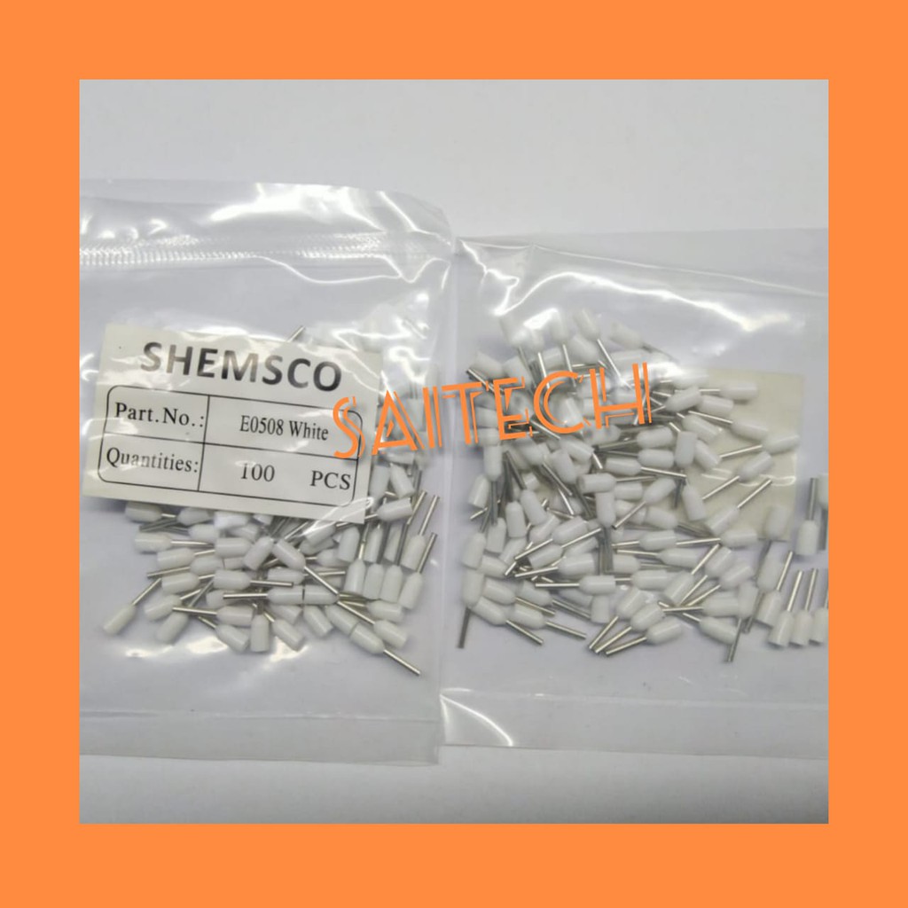 Jual SKUN KABEL FERULLES WARNA E0508 0.5mm - Putih | Shopee Indonesia