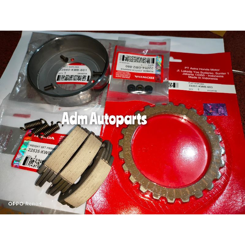 Jual MANGKOK GANDA KWB+GANDA ONLY KWB+KAMPAS KOPLING KWB+KARET GANDA REVO 110 LAMA REVO ABSOLUTE ...