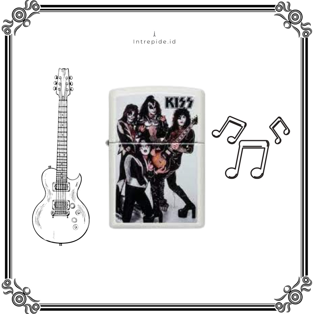 Jual ORIGINAL zippo ROCK BAND KISS with box | Shopee Indonesia