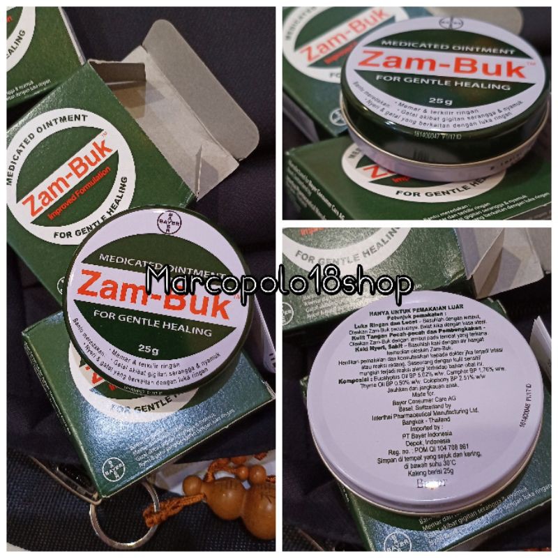 Jual ZAM-BUK MEDICATED OINTMENT 25G | Shopee Indonesia