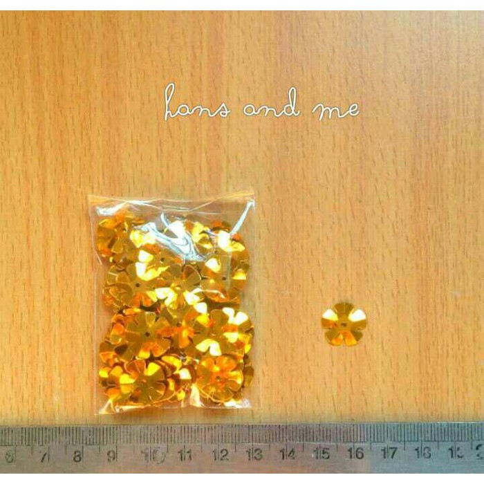 Jual Payet / Manik Bunga Sakura Emas / Gold ( 5 gr ) | Shopee Indonesia