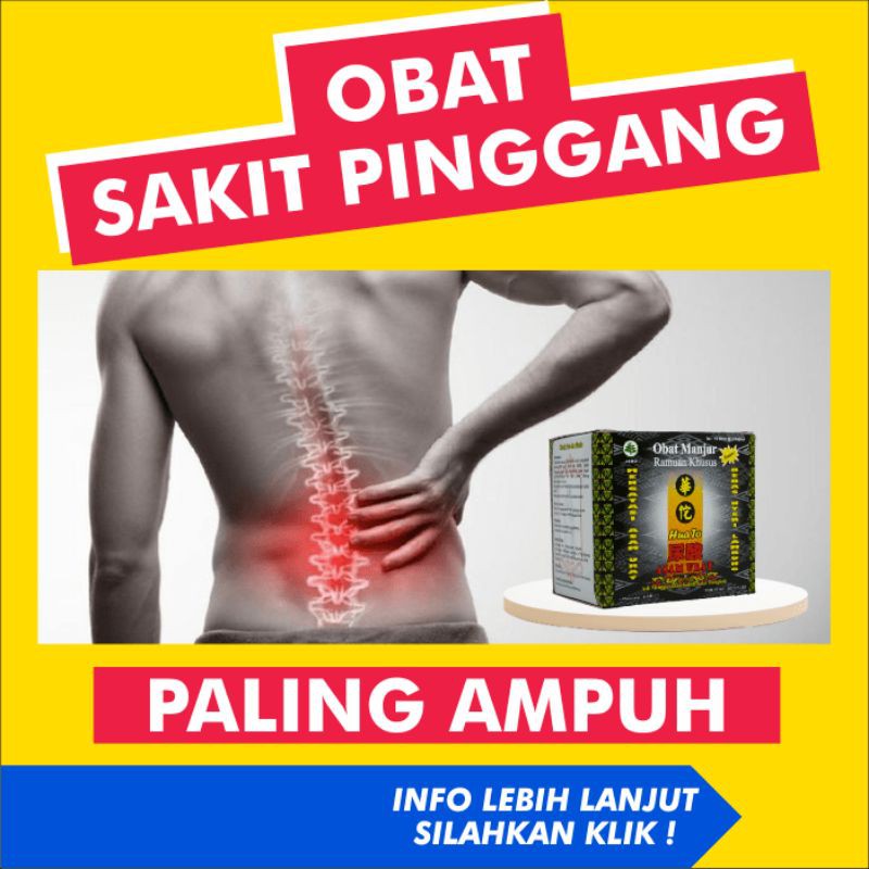 Jual Obat Sakit Pinggang Saraf Kejepit Encok Asam Urat Nyeri Sendi ...