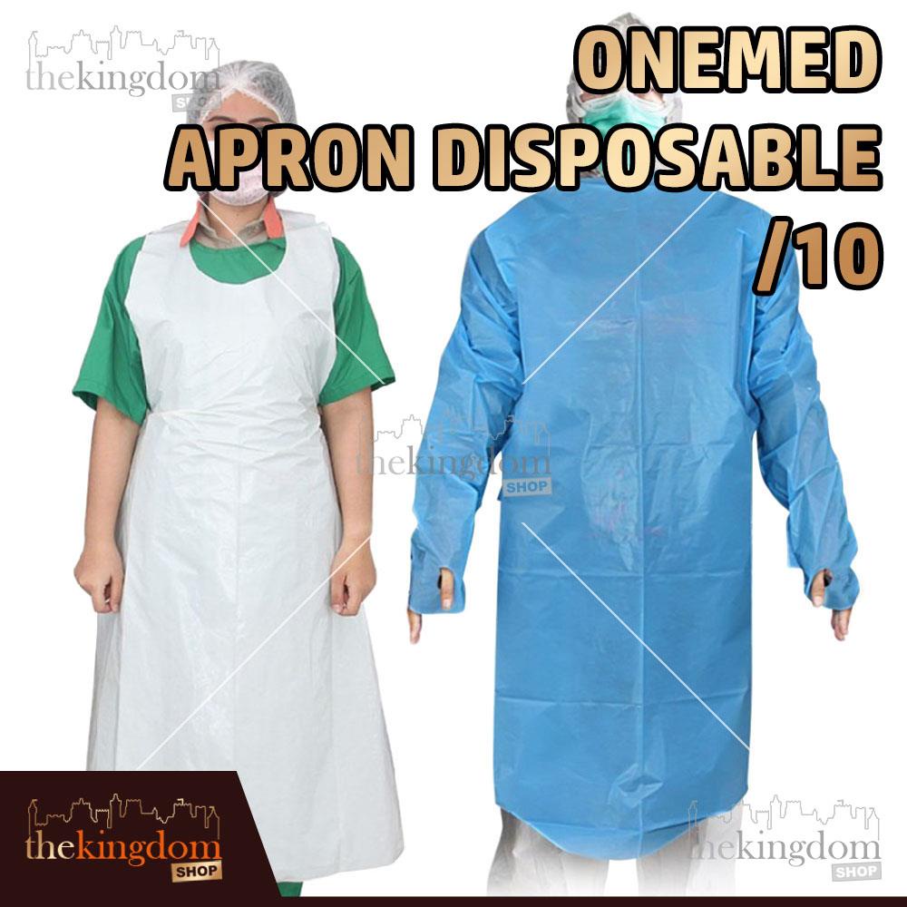 Jual Onemed Apron Lengan Panjang One Disposable /10 Celemek Plastik ...