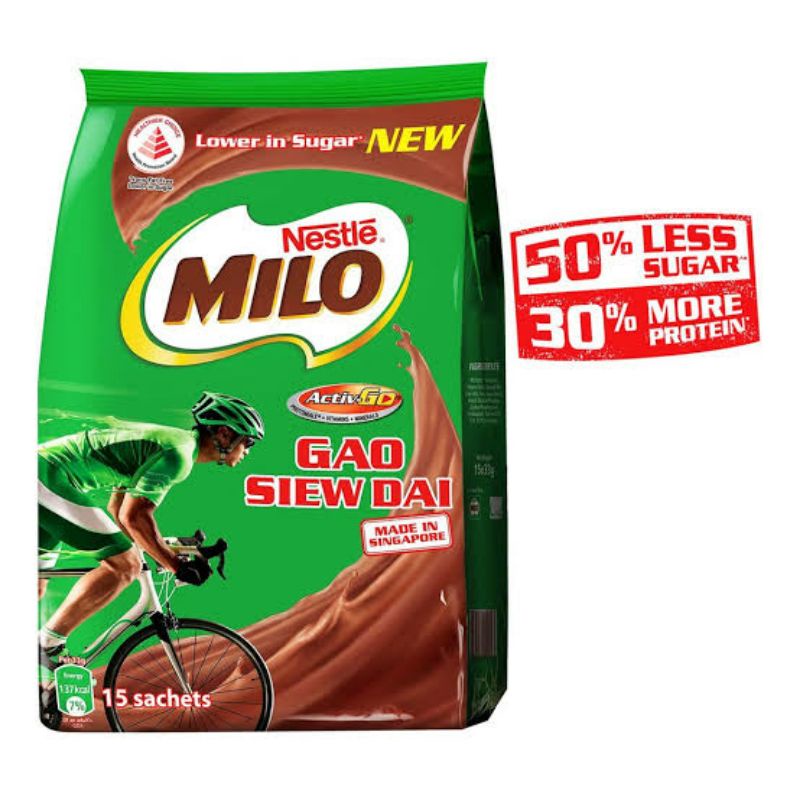 Jual Milo Gao Siew Dai Singapore Less Sugar | Shopee Indonesia