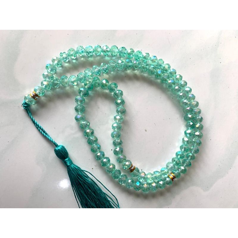 Jual tasbih kristal isi 99 butir warna shoft | Shopee Indonesia