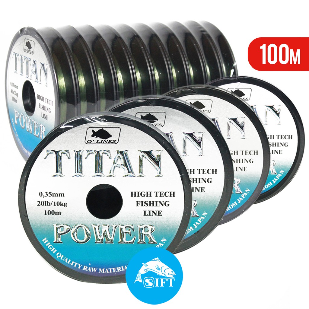 Jual Senar O Lines TITAN POWER 100M | Benang Nylon Mono Pancing Kolam ...