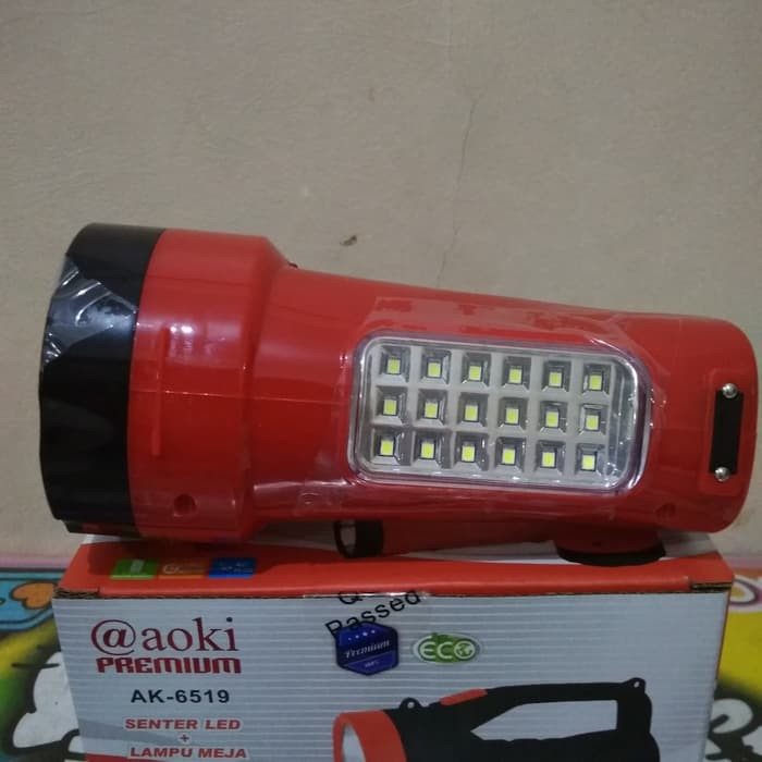 Jual Senter AOKI ( Senter Led + Lampu Emergency ) | Shopee Indonesia