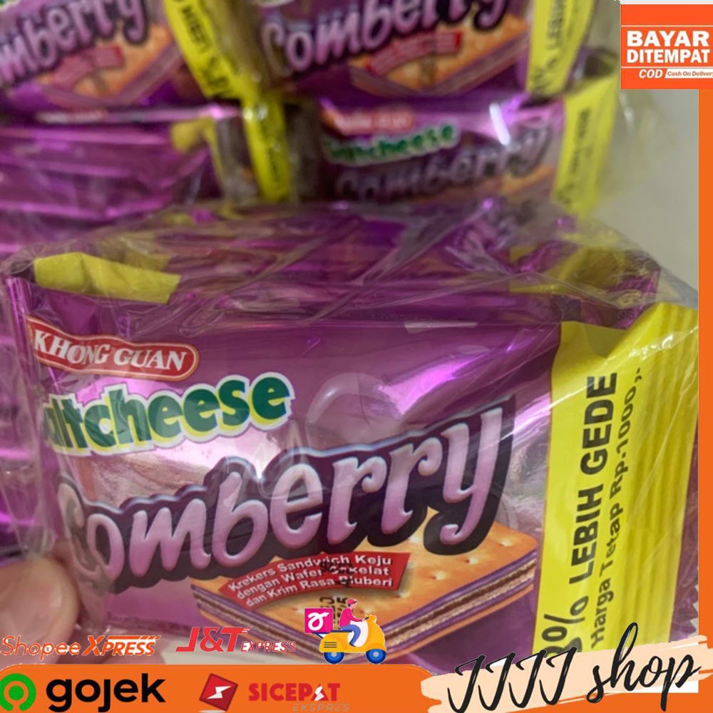 Jual Khong Guan Saltcheese Comberry Biskuit Cemilan Snaack Berat 200gr ...