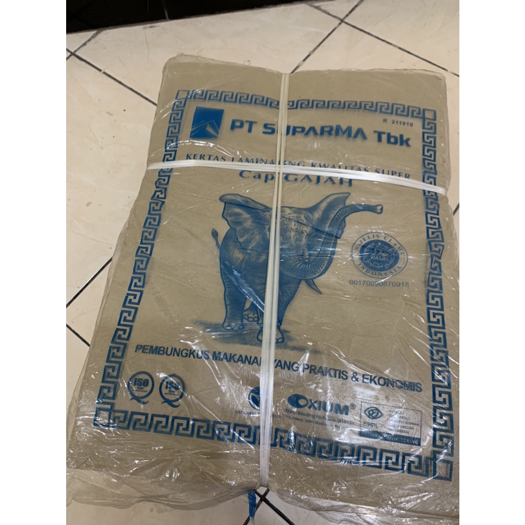 Jual KERTAS NASI CAP GAJAH BIRU ISI 250 lembar UK 25x35 ( PROMO ...