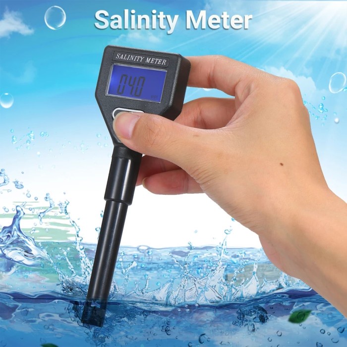 Jual Digital Salinity Meter Refractometer Alat Ukur Kadar Garam Aquarium | Shopee Indonesia