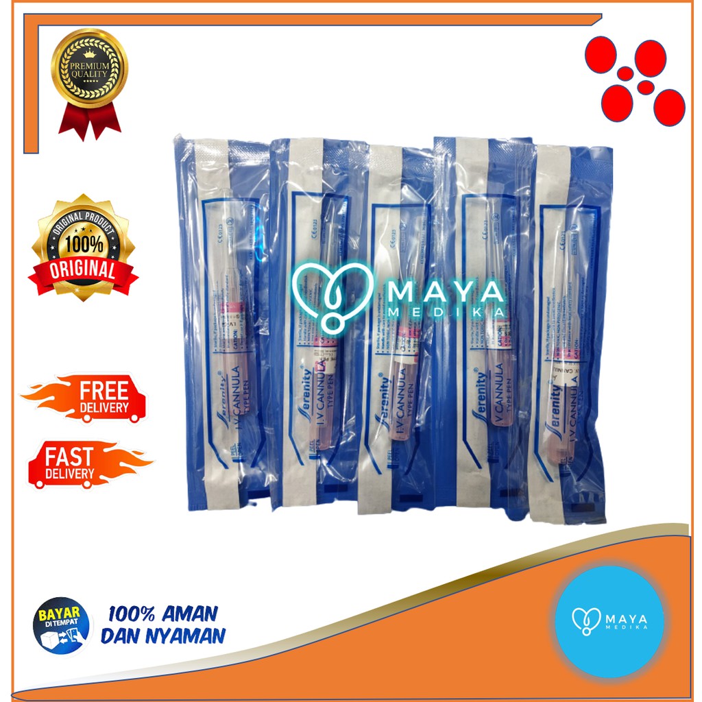 Jual Intra Venous Catheter Uk. 20G Type Pen Serenity PCS | Shopee Indonesia