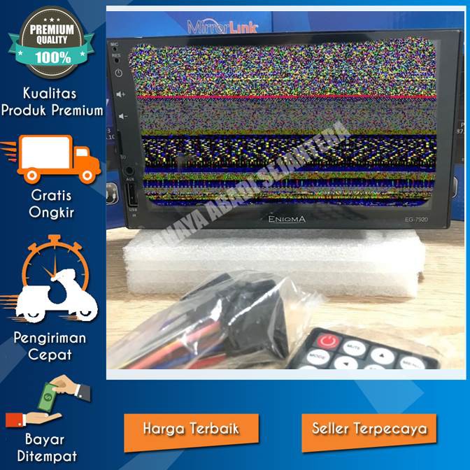 Jual DISKON!! TAPE HEAD UNIT TV MOBIL DOUBLE DIN ANDROID 7 INCH ENIGMA ...