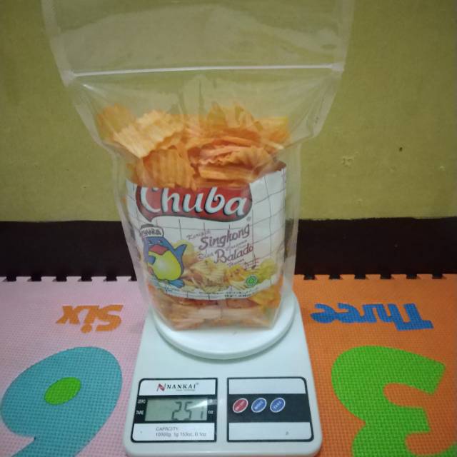 Jual Snack Kiloan Chuba Keripik Singkong kemasan 250gr | Shopee Indonesia
