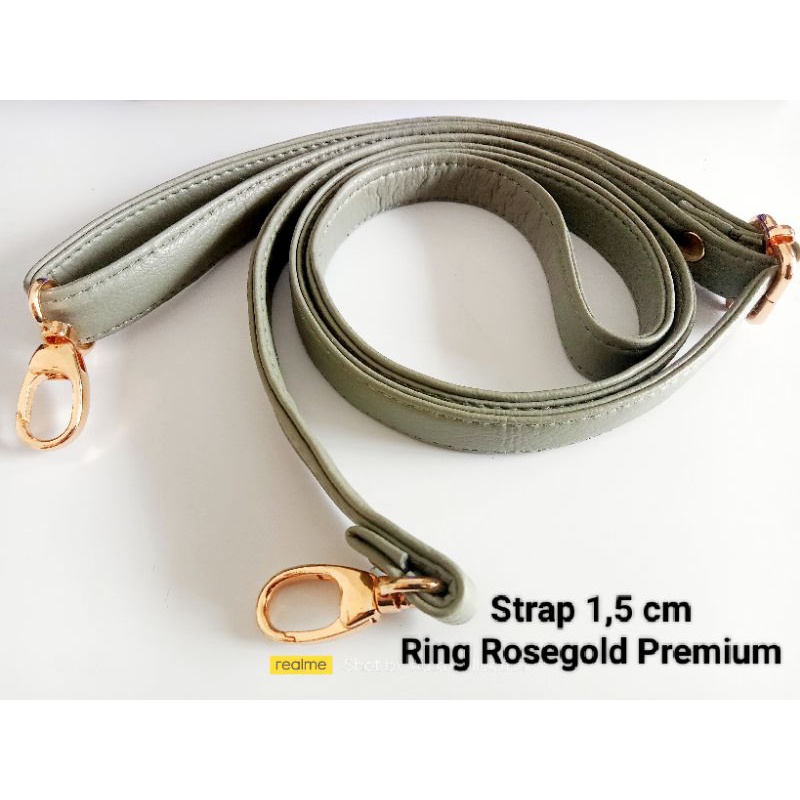 Jual Strap 1, 5 cm Slingbag Ring Tebal Premium Tali Tas selempang untuk ...