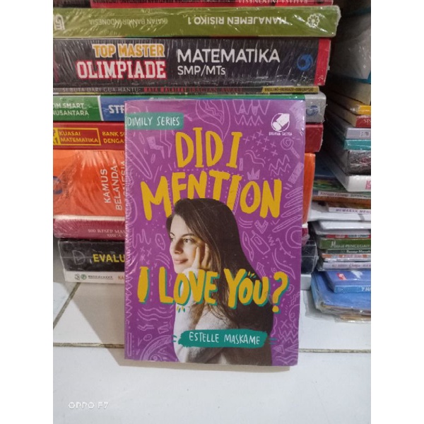 Jual BUKU DIMILY SERIES DIDI MENTION I LOVE YOU?-DIDI MENTION I NEED ...