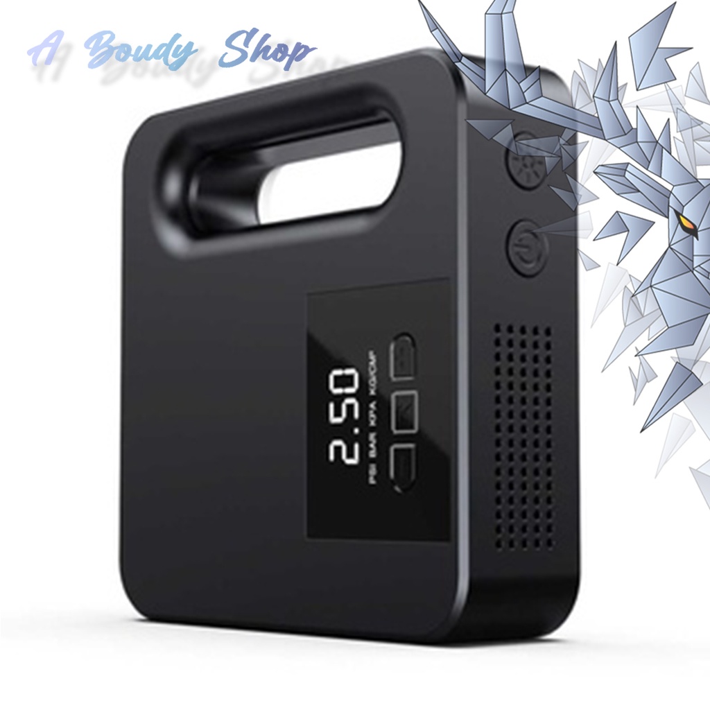 Jual Pompa Angin Ban Portable Mobil Elektrik Inflator Air Pump LCD ...