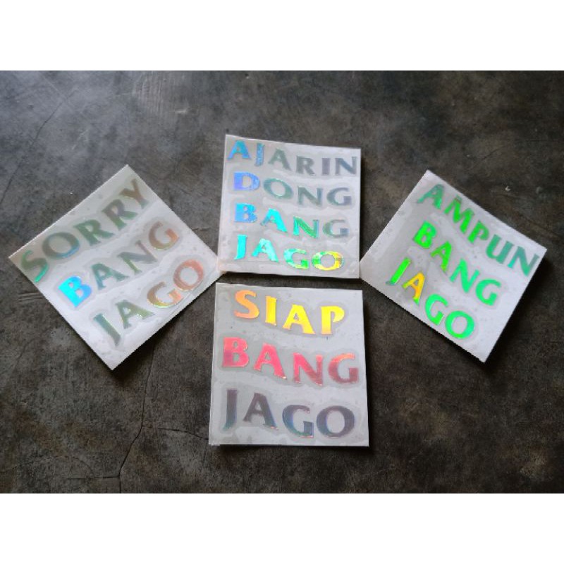 Jual STIKER CUTTING AJARIN DONG BANG JAGO,SORRY BANG JAGO,AMPUN BANG ... Jual STIKER CUTTING AJARIN DONG BANG JAGO,SORRY BANG JAGO,AMPUN BANG ...